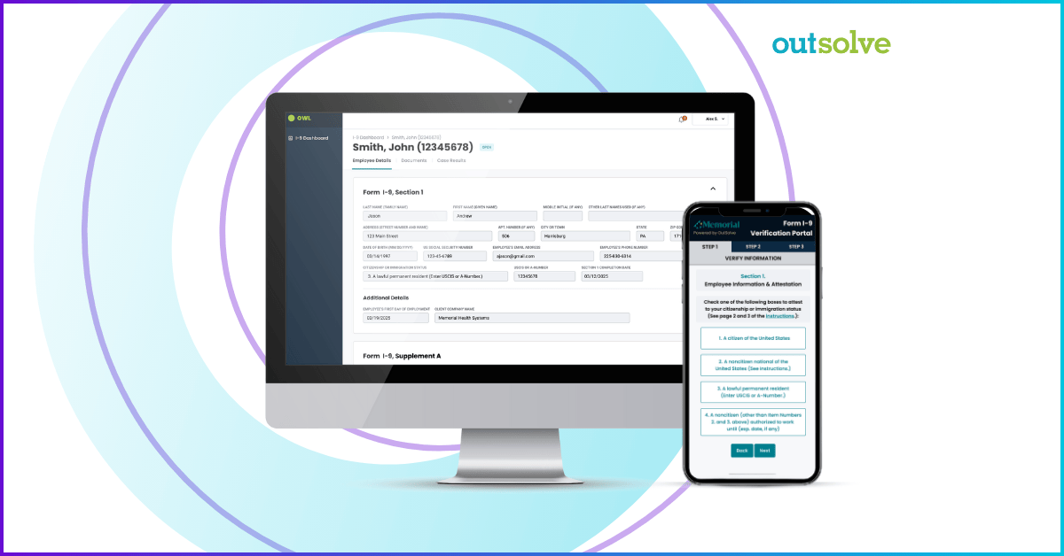 OutSolve Launches I-9 Employment Verification Solution